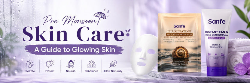 Pre Monsoon Skin Care: A Guide to Glowing Skin – Sanfe