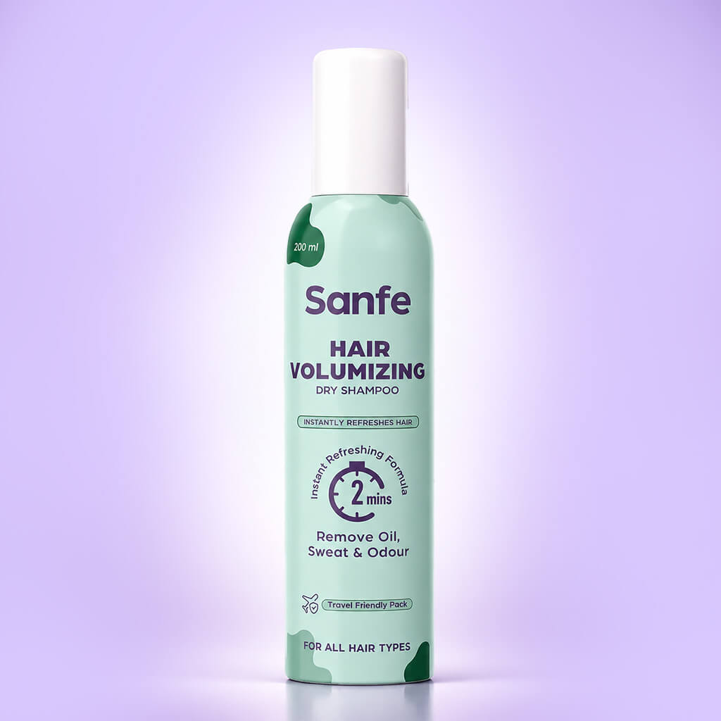 Sanfe Hair Volumizing Dry Shampoo - 200ml, Instantly refreshes, add vo