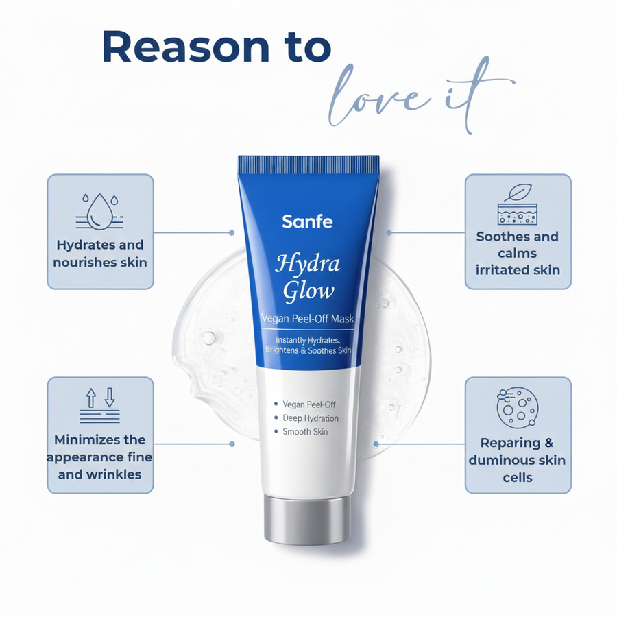 Hydra Glow Vegan Peel-Off Mask kit – Sanfe