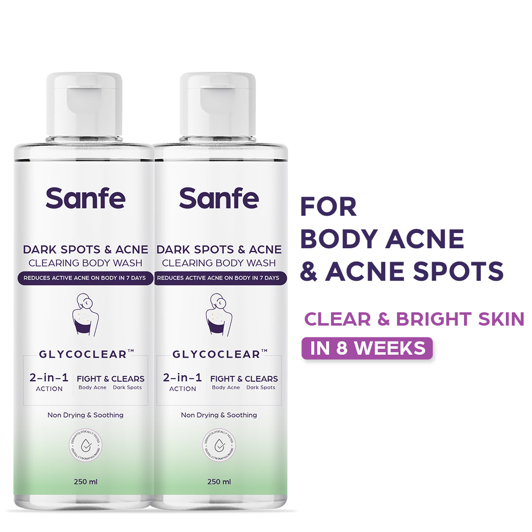 Dark Spots & Acne Clearing Body Wash (Pack of 2) – Sanfe
