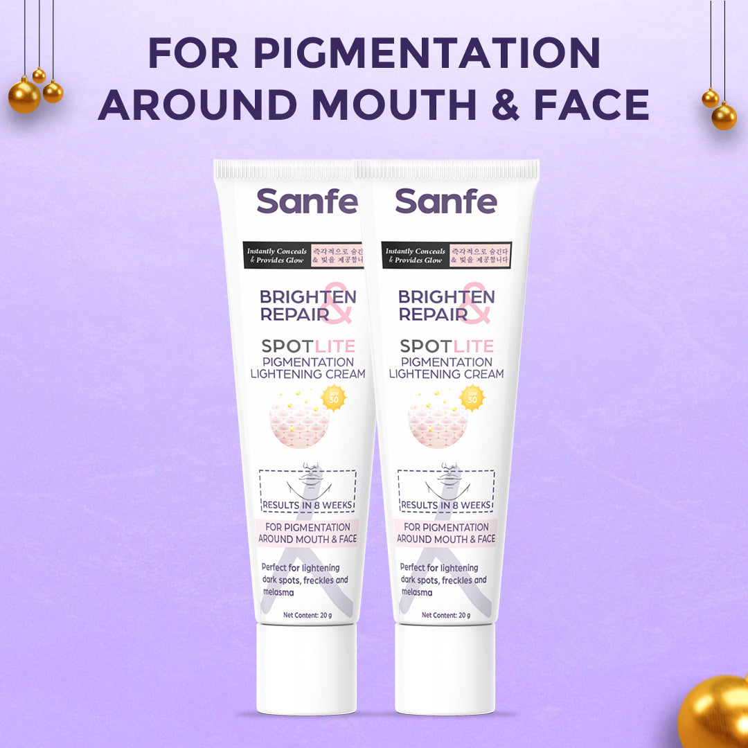 Dark Spot Corrector Cream | Face, Armpits, Hands, Knees - Pack of 2 – Sanfe