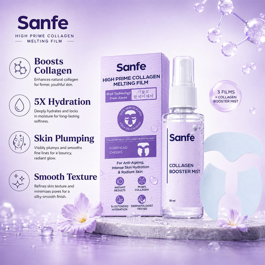 Sanfe High Prime Collagen Melting Film For 5X Hydrating Skin