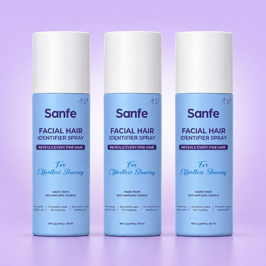 Sanfe Facial Hair Identifier Spray (Pack of 3)