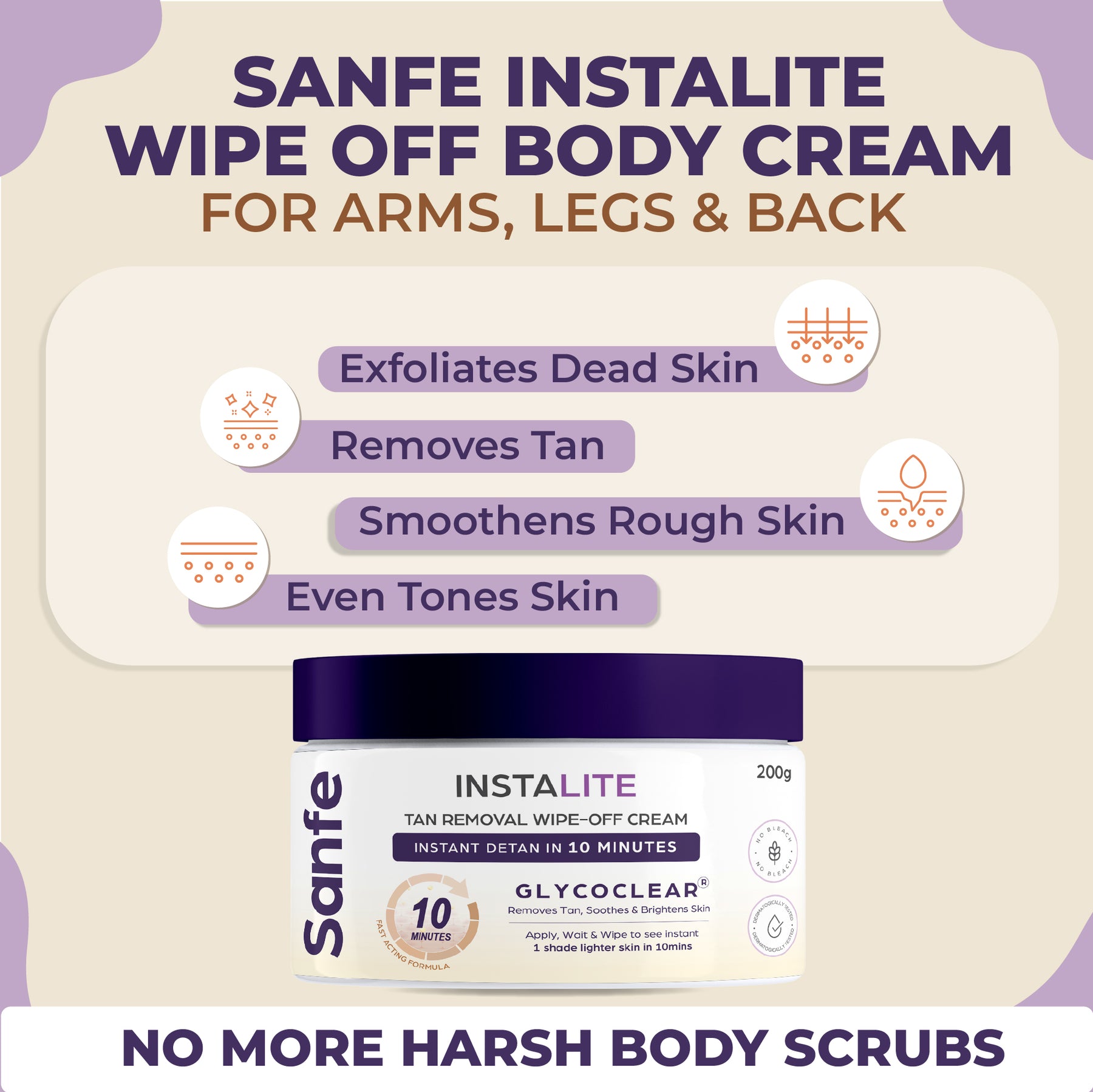 Instalite Detan Body Cream 200gm – Sanfe
