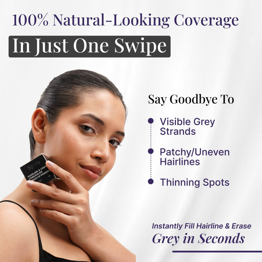 Sanfe Hairline & Gray Concealer Touch Up Powder | Instant Cover