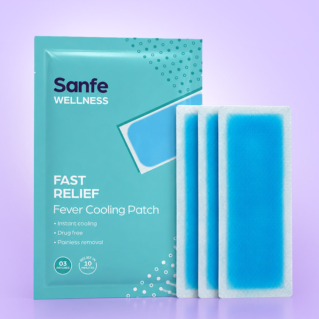 Sanfe Fast Relief Fever Cooling Patch | Instant Cooling Care
