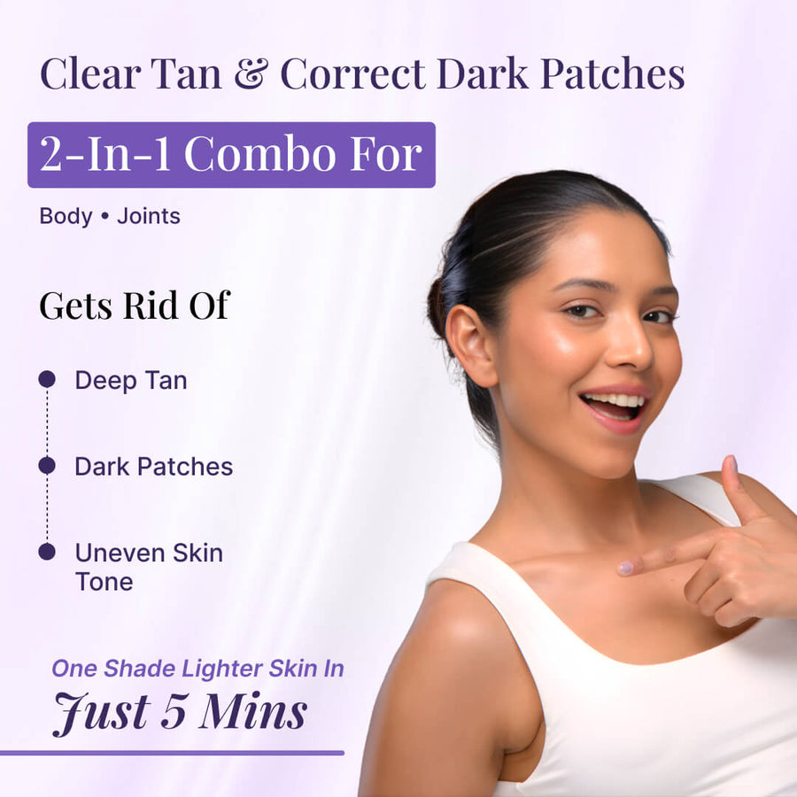 Sanfe Instant Tan Removal Power Duo - Removes Tan & Restores Glow