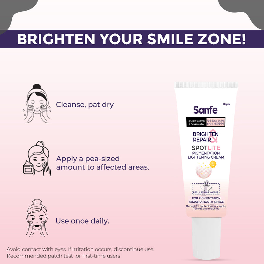 Dark Spot & Pigmentation Lightening Cream | Sanfe Spotlite